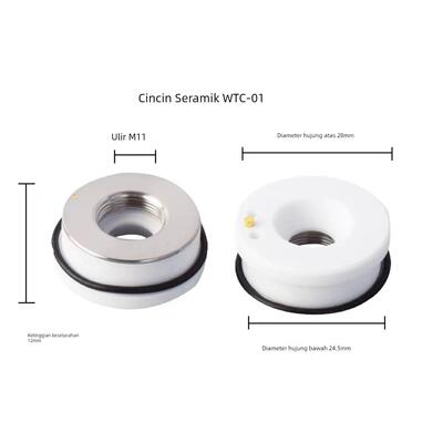 D28陶瓷环 WTC-01陶瓷体 适用大族 嘉强 万顺兴 奔腾 宏山 邦德