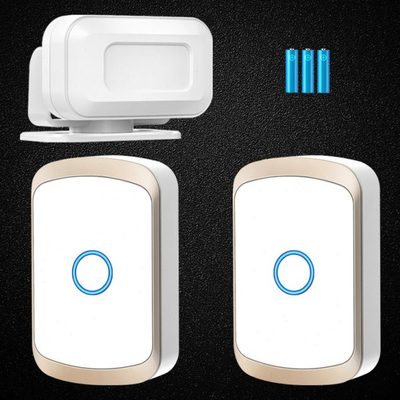 一拖二欢迎光临感应器店铺进出门来人语音提醒迎宾分体门口门铃