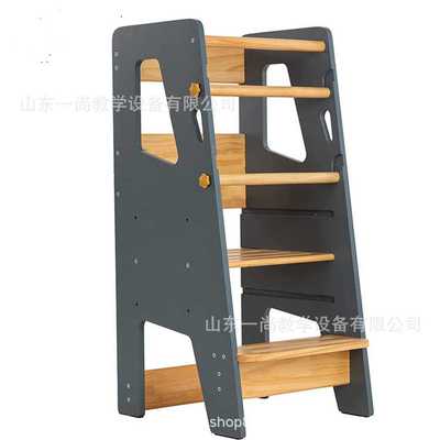 宝宝洗手梯蒙氏学习塔learning tower幼儿洗漱台阶踩脚踏增高凳子