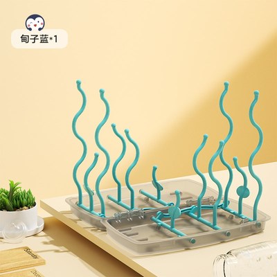 放奶瓶晾干沥水架旅行外出便携式折叠支架婴儿晾晒神器挂滤置放架