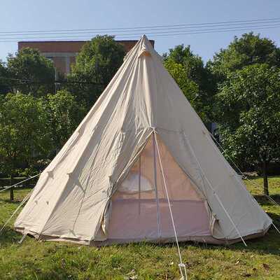 精灵帐篷印第安帐篷teepee tent帆布棉布帐篷户外露营保暖防雨