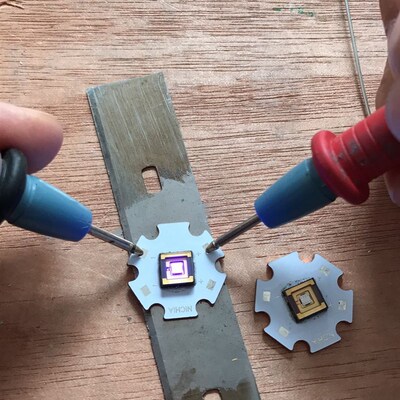 磁粉探伤专用紫外线365nm灯珠 超级UVLED 365nmLED 世界之zui