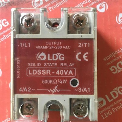 LDG固态调压器LDSSR-40VA 40AMP 24-280VAC   500K1/4W