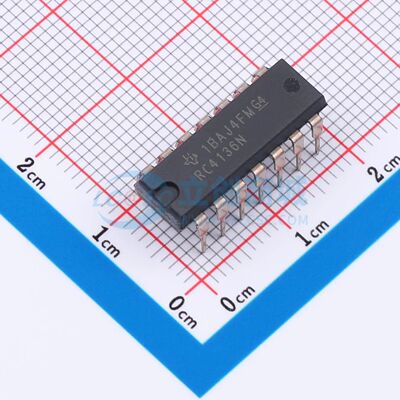 运算放大器 RC4136N PDIP-14 原装正品