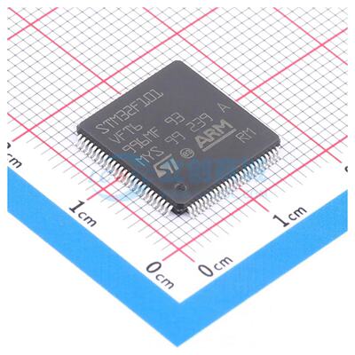 STM32F101VFT6 LQFP-100(14x14) 36MHz 768KB  单片机芯片