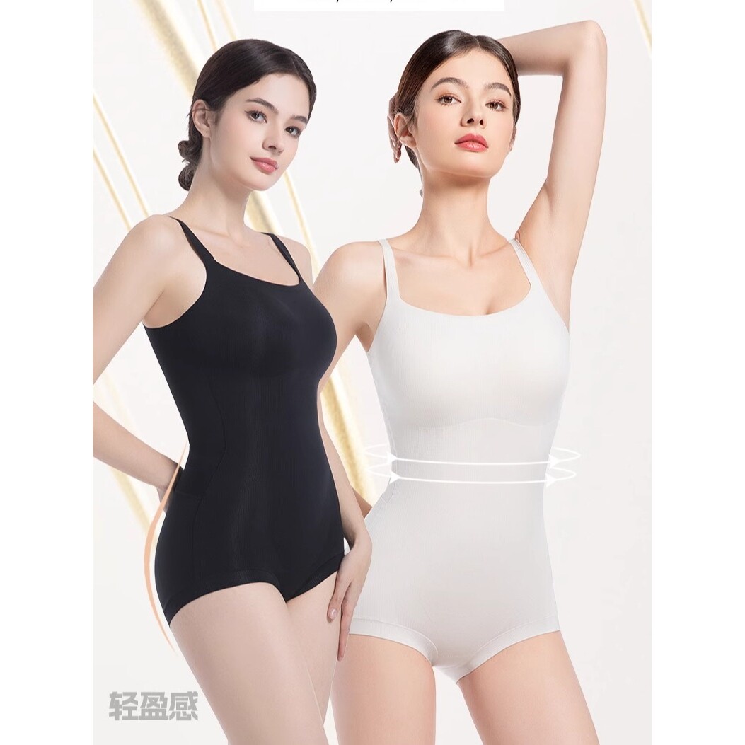 2025新款塑身连体衣女收腹提臀美体塑形免穿文胸后脱式显瘦束身衣