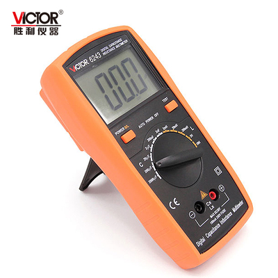胜利正品高精度电容表VC6013数字电容表可手动校准LCR测试仪