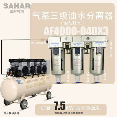 精密过滤器汽水分离器AF3000-03气泵水分离器空压机空气过滤4000D