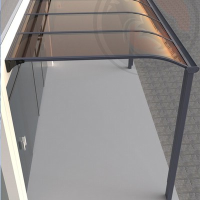 铝合金雨棚户外防雨阳台家用门头庭院屋檐阳光棚院子别墅雨搭遮阳