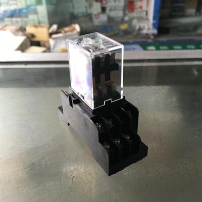 银触点带灯小型电磁继电器中间一套JQX-13F HH53P(MY3NJ)11脚