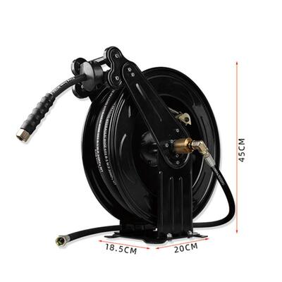 商用自动伸缩卷管器高压洗车洗地铁盘绕管器清洗高压鼓黄油机卷盘