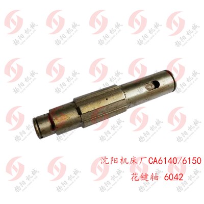 沈阳机床厂CA6140/CA6150/6161 花键轴 6042 长度146 花键30*8 轴