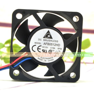 DELTA/台达 5CM AFB0512HD 12V 0.15A 5020 服务器 机箱 散热风扇