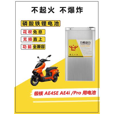 适用极核AE4 SE锂电池AE4MY25直上EZ3I大容量增程磷酸铁锂电池max