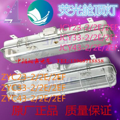 船用荧光舱顶灯JCY43-2EF水密荧光舱顶灯ZYC43-2EF双管船用荧光灯
