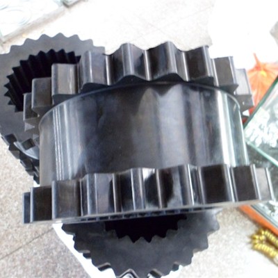 橡胶齿轮联轴器弹性体,内外齿6J缓冲块齿对齿外径95.6内径54.6mm