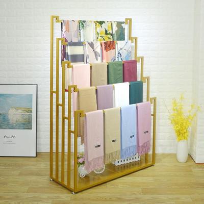 围巾架子丝巾展示架落地式服装店裤子展示架多功能挂皮带布料陈列