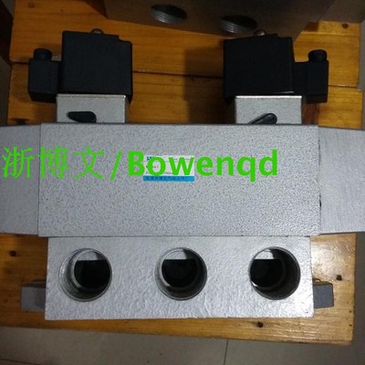 6分二位五通双电控滑阀 气动换向阀K25D2H-20电磁阀