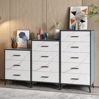 北欧轻奢斗柜卧室储物柜简约现代三四五斗橱客厅大容量抽屉收纳柜