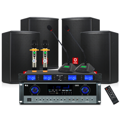 粤浪K88寸专业中小型会议室音响套装舞蹈教学培训室专用家庭ktv卡