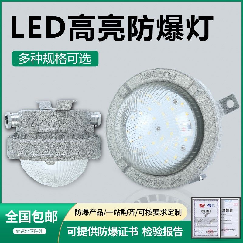 LED防爆灯加油站仓库车间化工厂防爆防水投光照明隔爆泛光吸顶灯