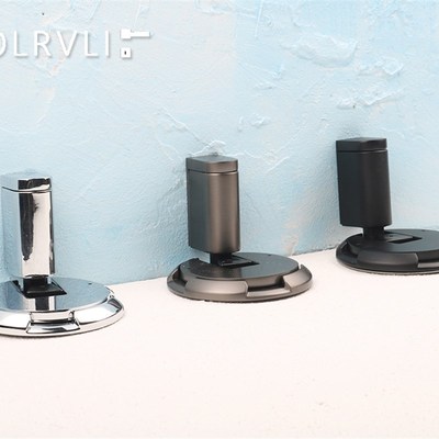 olrvli黑色撞门挡推压高端地装门吸门碰隐形地吸卫生间金色地吸