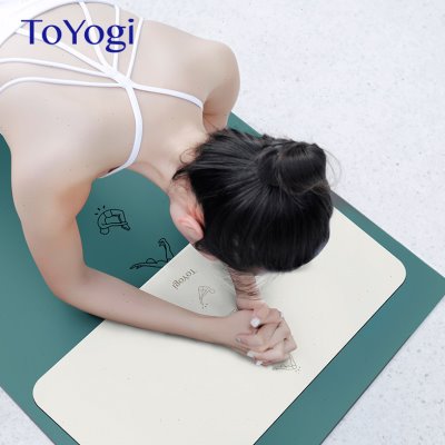 ToYogi瑜伽头倒立垫天然橡胶防滑小号迷你印花便携式冥想肩倒立垫