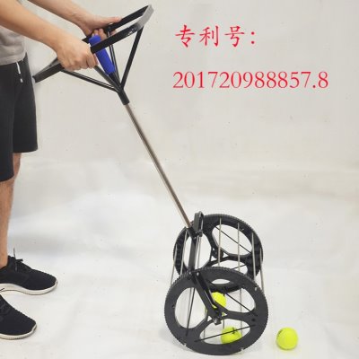 网球捡球器多球筐收球器多球训练自动捡球筐滚动捡球网捡球框神器