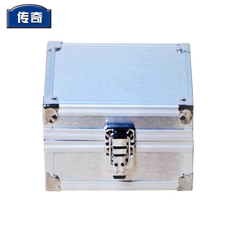 铝合金便携首饰盒绒布收纳盒锁扣包装盒大容量珠手表展示盒