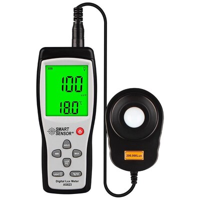 希玛AS803数显照度计AS813测光仪光度流明测试仪高精度亮度计
