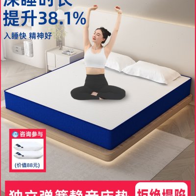 床垫家用卧室席梦思软硬两用20cm厚床双人床秋冬卷包盒子弹簧床垫