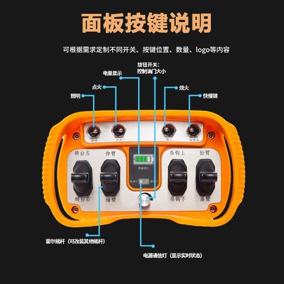 定制随车吊比例摇杆模拟量汽车吊机用手自一体L