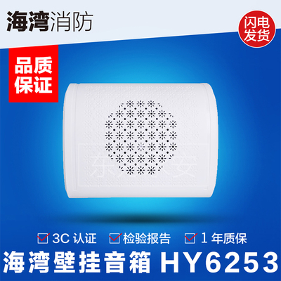 海湾消防壁挂式广播音箱HY6253    原装现货