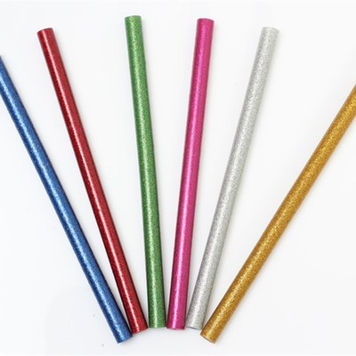 彩色金葱粉热熔胶棒 闪光胶 glue stick 荧光热溶胶火漆胶厂家