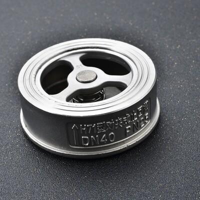 201/304不锈钢对夹式止回阀H71H/单向阀止逆阀DN25 40 50 65 80