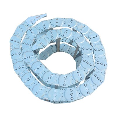 TL125III型钢制拖链 机床金属不锈钢拖链电缆钢制钢铝坦克链