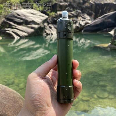 应外生命过急滤吸管户便GVW捷式净水器野营外露装备净化滤水器虹