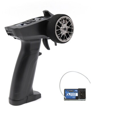 TURBO 2.4G 3通CH车用遥控器91803G 折叠 拆卸 三通道模型RC车船