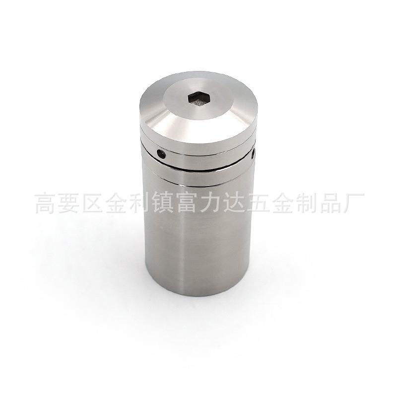 玻璃固定夹 楼梯玻璃连接件 玻璃固定件装饰钉 厂家直销广告牌钉