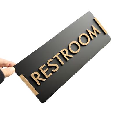亚克力门牌公室经理室科室牌空白公司标识牌洗手间RESTROOM跨境
