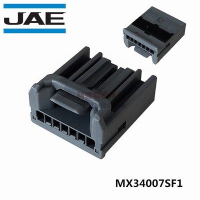JAE航空电子MX34007SF1原装汽车连接器接插件MX34插头7孔胶壳现货