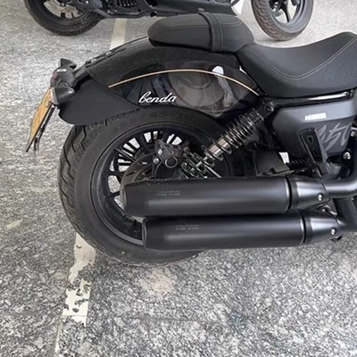 适用奔达金吉拉450前s后挡泥板改装延伸板加长后挡泥瓦前挡沙配件