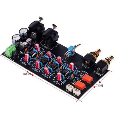 平衡XLR 非平衡RCA单端输入转平衡输出双声道板 功放板机HI改装