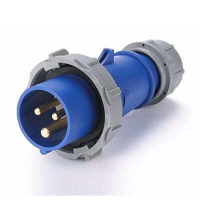 国曼电气MNIEKNES防爆32A3芯2P+PE防水航空工业插头MN3302单相230
