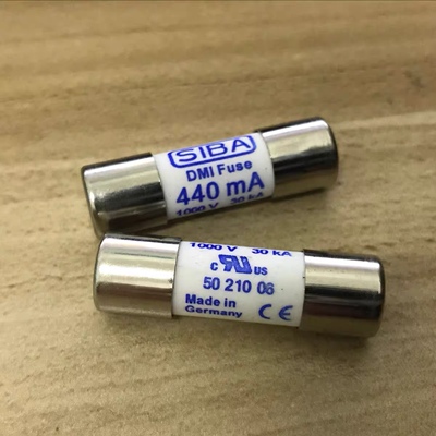 SIBA 440mA 熔断器 1000V 10x35mm 5021006 0.44A保险丝管
