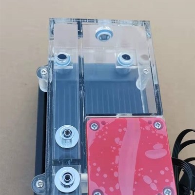 笔记本手机平板外置一体式水冷散热器,水泵水箱水冷排一体设计