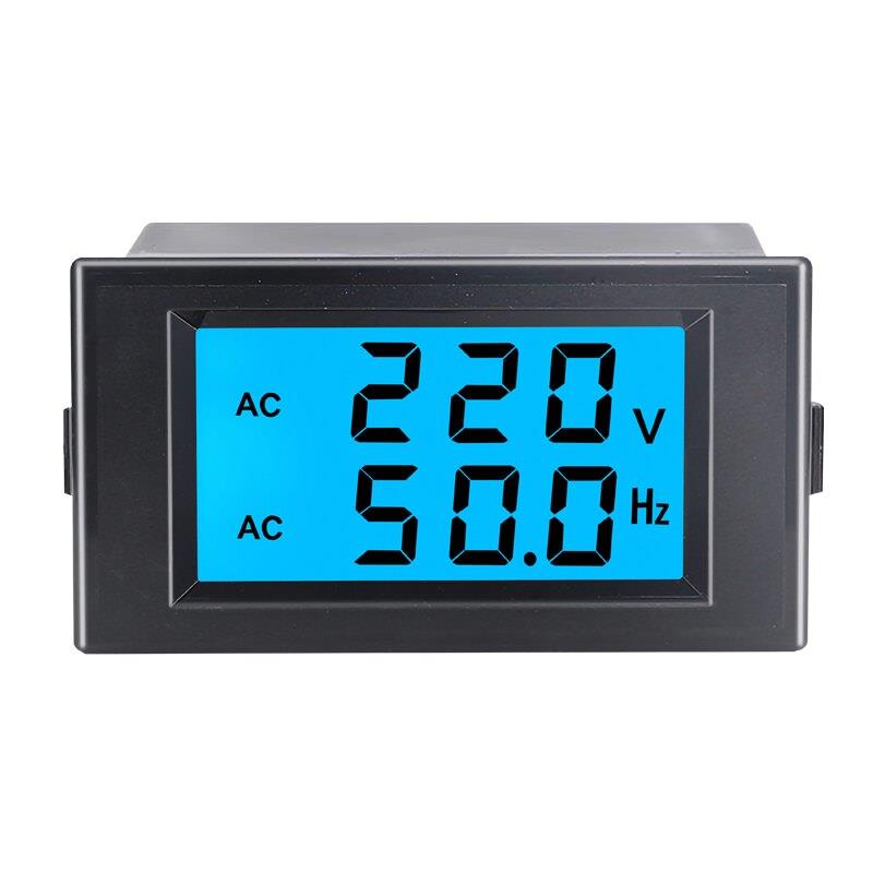 发电机数显电压表频率表相110v220v三相380v50hz测试仪D69-2080