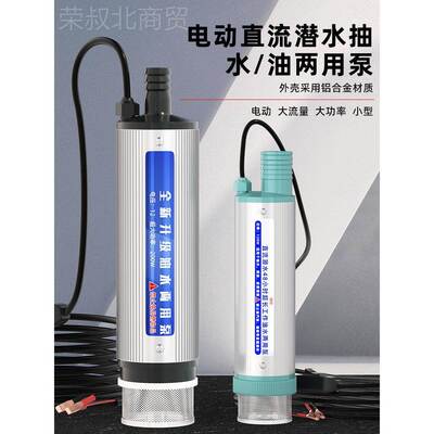 ?小水型电动油抽油泵12v油泵油抽子抽AEQ泵泵抽油机24v柴油抽加油