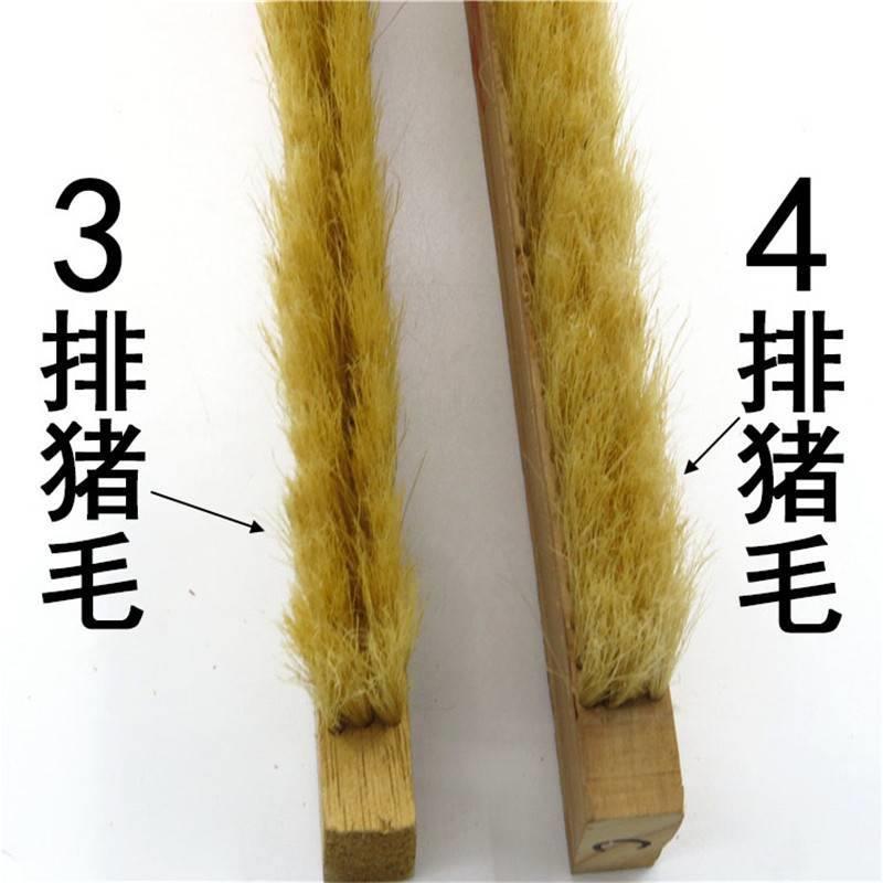 现货。猪毛大刷子大毛刷子工业用猪鬃刷子大号长柄排刷动物毛板