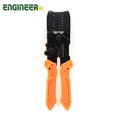 日本工程师ENGINEER 莫士端子精密压线钳PAD-11/12插件插簧压接钳